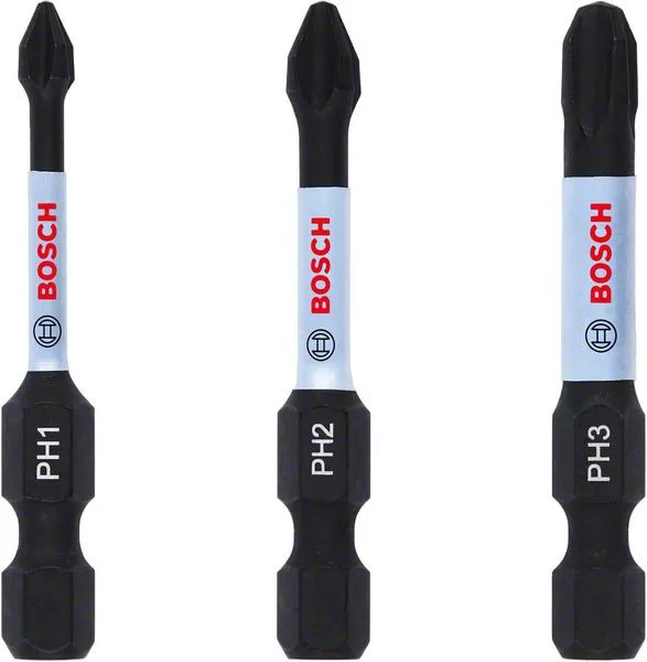 Bosch 2608522491 Impact Control PH Power bit, 3 db - ELEKTRO